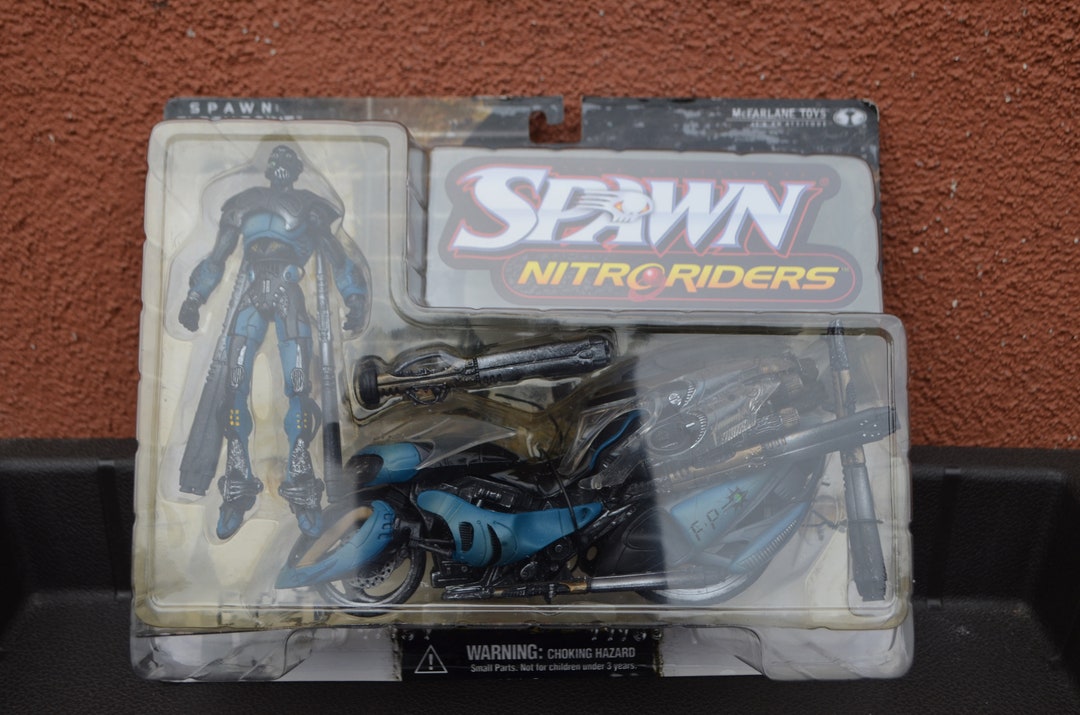1999 Mcfarlane Toys - SPAWN Nitro Riders - "flashpoint" Action Figure. - Etsy