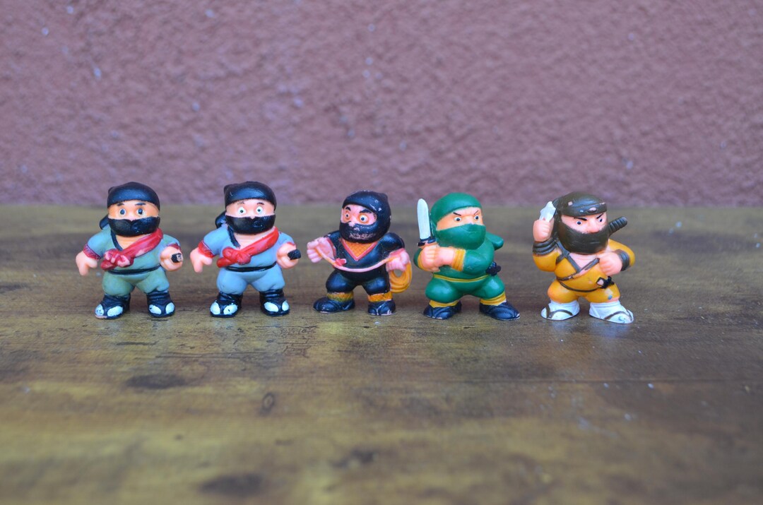 1980's SOMA Ninja's 1.5" PVC Action Figures. - Etsy