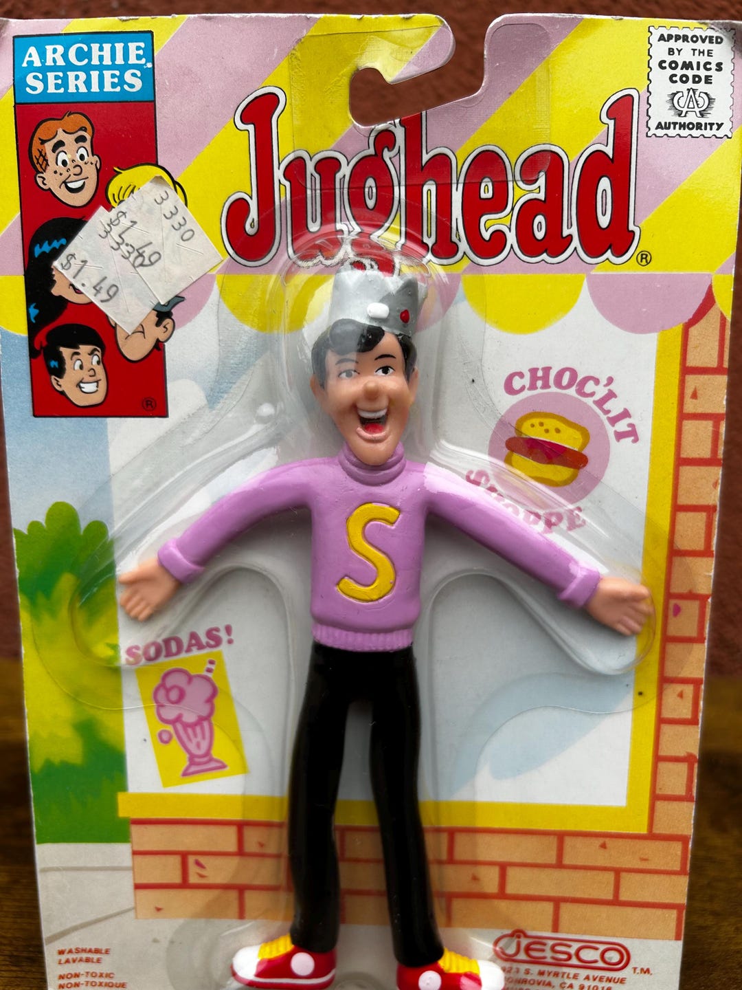 Vintage 1980's Jesco Archie Comic Series "jughead" Bendable Poseable ...