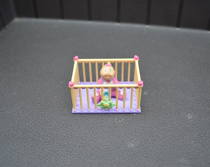 1984 Cabbage Patch Kids Deluxe Miniatures Babies With Crib - Etsy