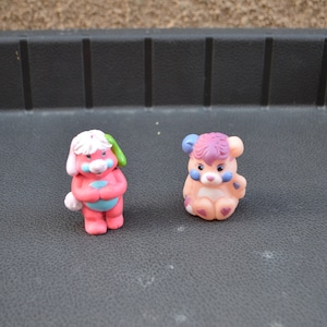 Lot of 2 Toys - Vintage 1986 TCFC "prize" Popple Popples Pink PVC ...
