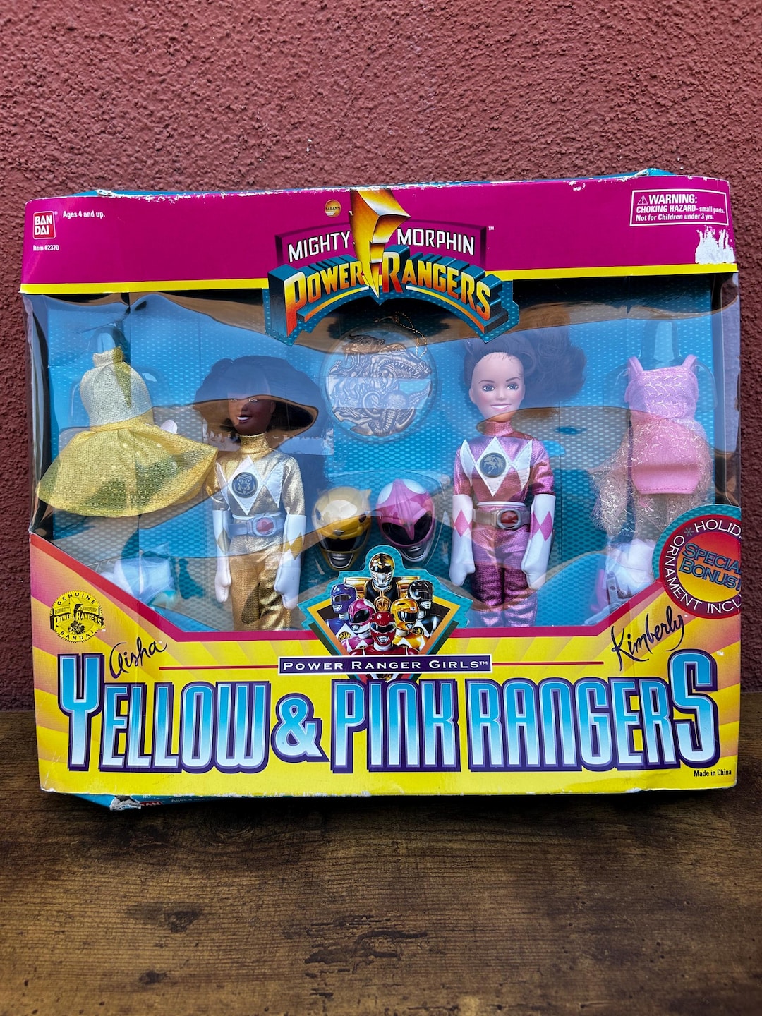 Vintage 1990's Bandai Mighty Morphin Power Rangers "yellow and Pink ...
