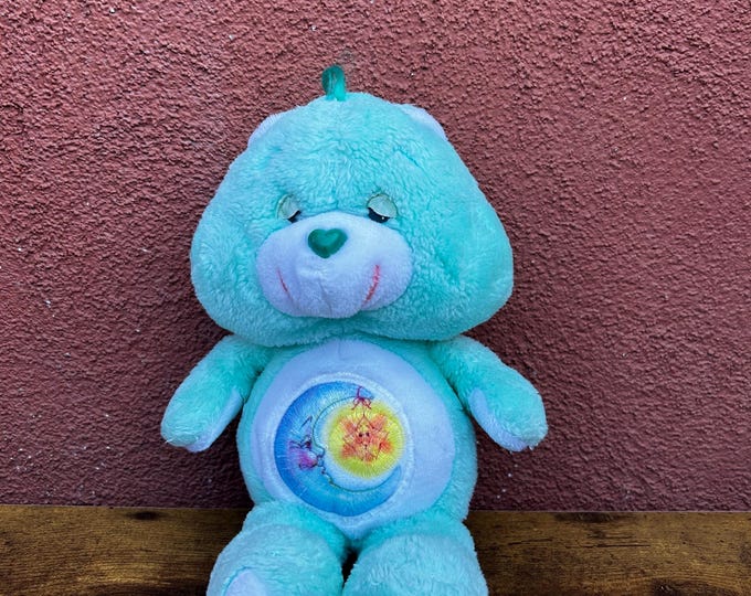 Care Bears Vintage Kenner 1983 "bedtime" Bear 12" Plush. - Etsy