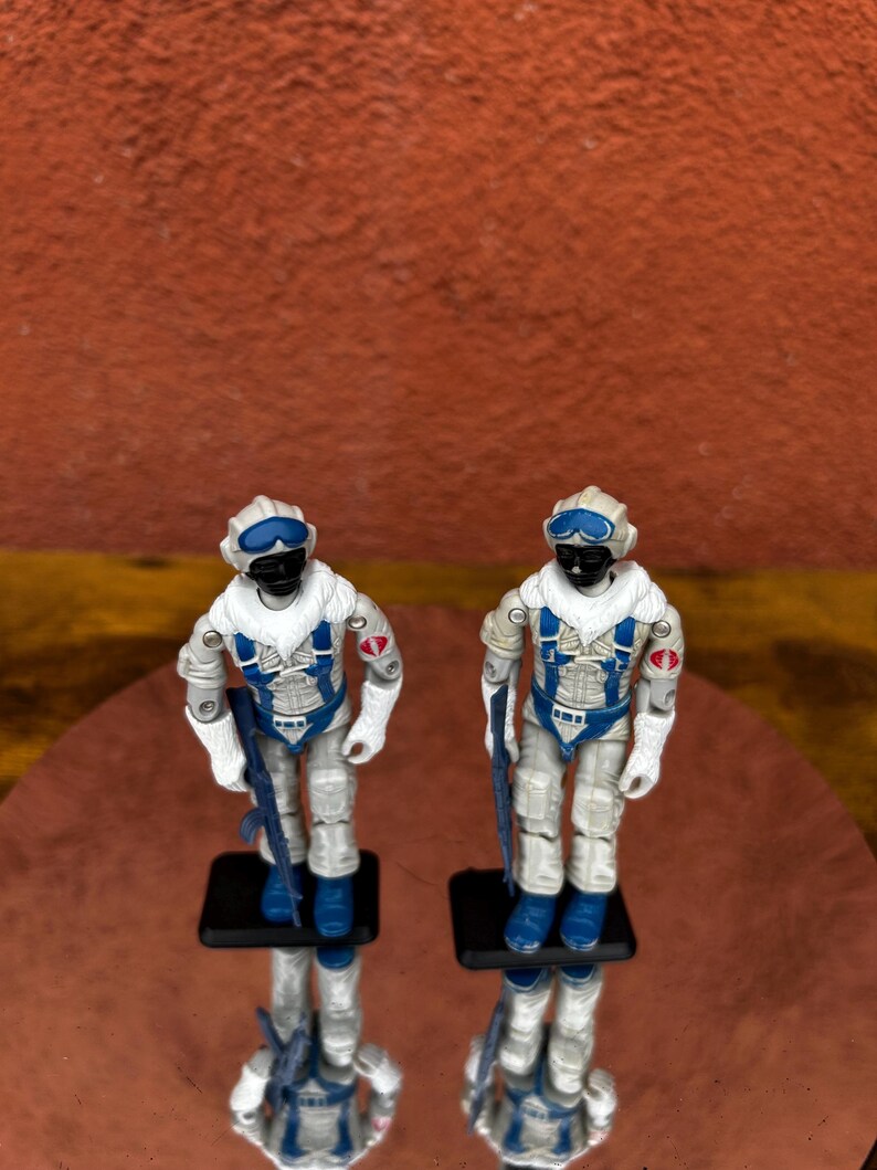 1980's Vintage G.I. JOE Cobra "snow Serpent" Action Figure Lot of 2 ...