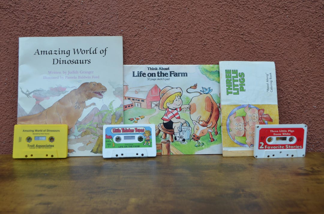 Vintage Storyteller Read Along Books and Tapes Lot From the 1970's ...