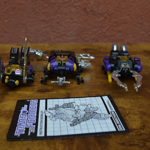Vintage 1980's Transformers G1 Decepticon insecticons Action Figures - Etsy