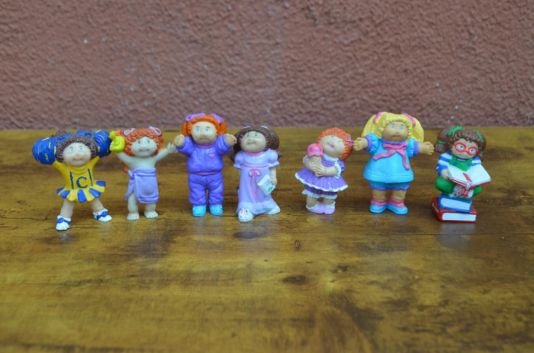 Vintage 1980's Cabbage Patch Miniature 2" PVC Figures. - Etsy