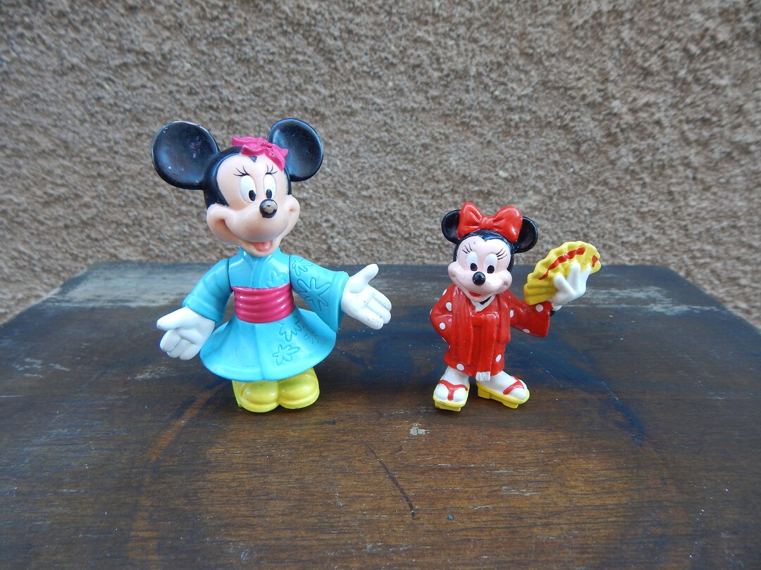 Disney Minnie Mouse Oriental Kimono Toy Figure PVC Epcot Center - Etsy