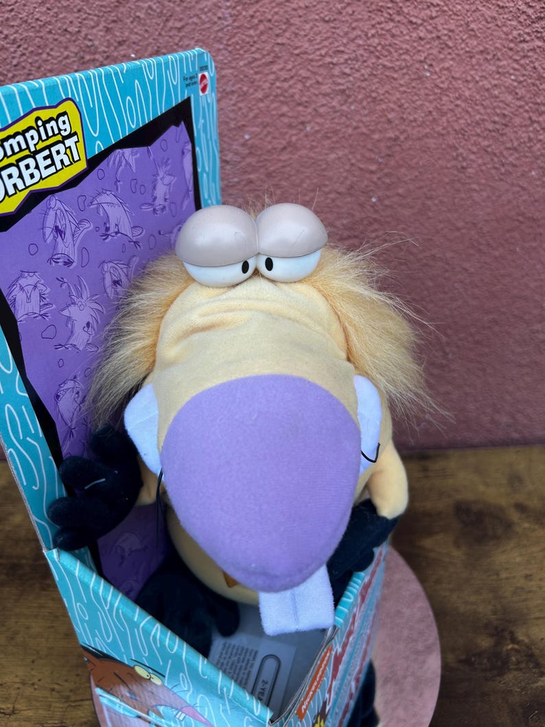 Vintage 1990's Mattel Nickelodeon Angry Beavers "chomping Norbert ...