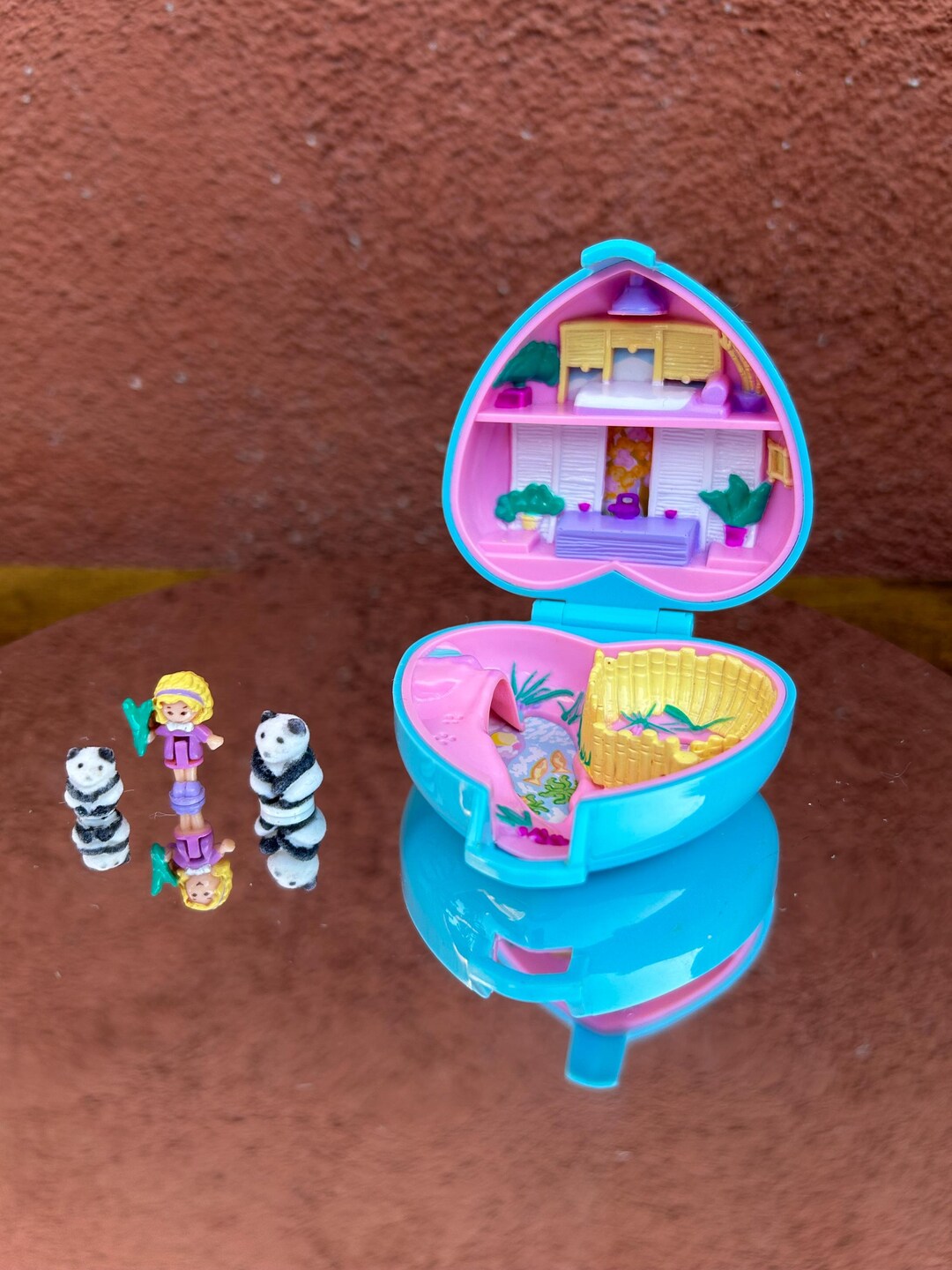Polly Pocket Bluebird Vintage 1993 Polly and Her Pandas Complete ...