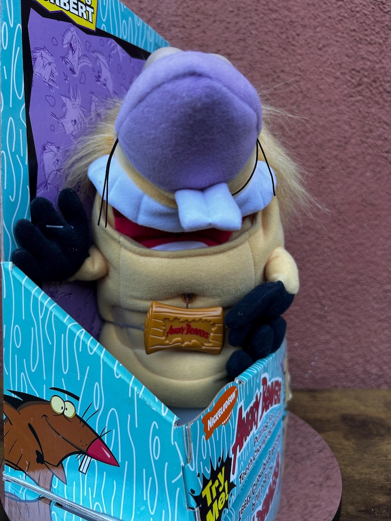Vintage 1990's Mattel Nickelodeon Angry Beavers "chomping Norbert ...