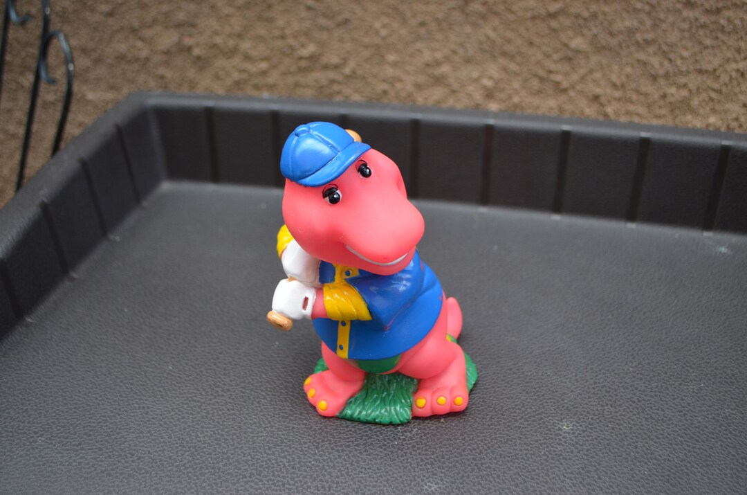 Vintage Barney the Dinosaur Piggy Bank Coin Bank. - Etsy