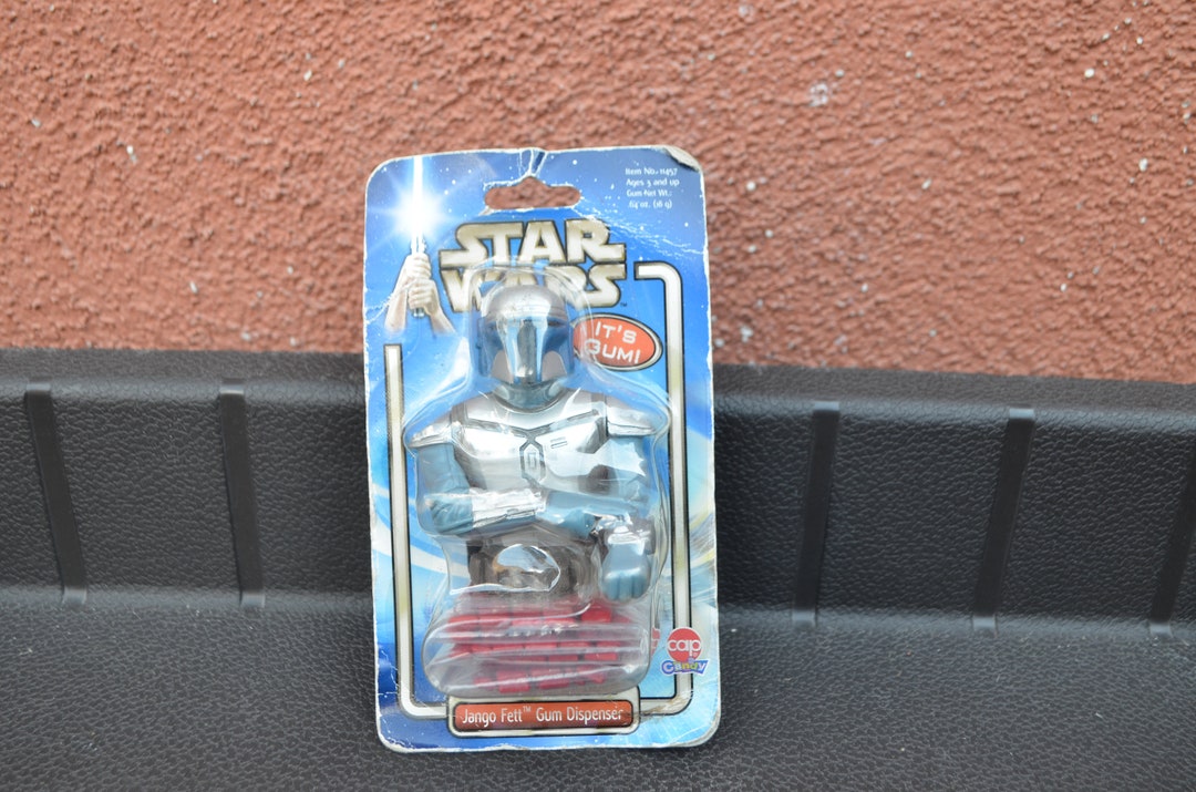 2002 Hasbro Star Wars: Attack of the Clones "jango Fett" Gum Dispenser ...