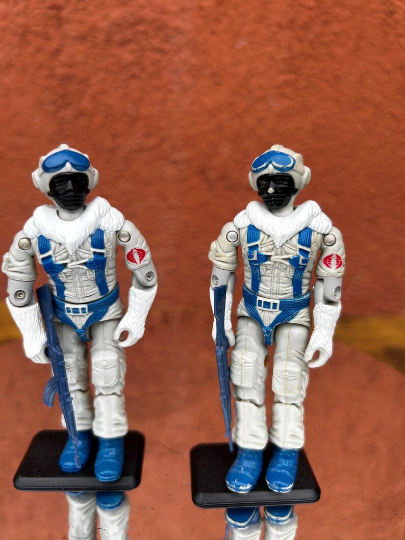 1980's Vintage G.I. JOE Cobra "snow Serpent" Action Figure Lot of 2 ...