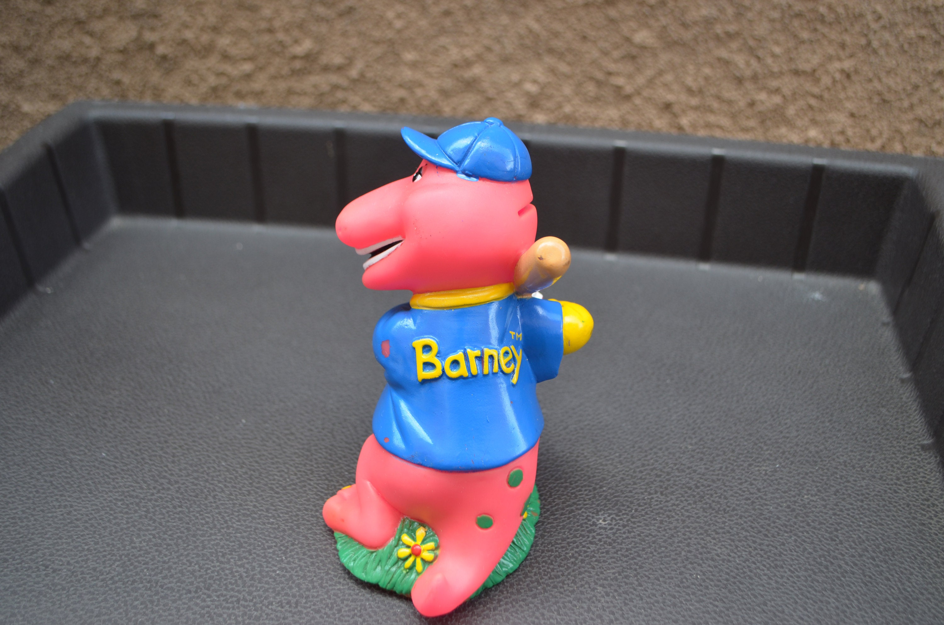 Vintage Barney the Dinosaur Piggy Bank Coin Bank. - Etsy