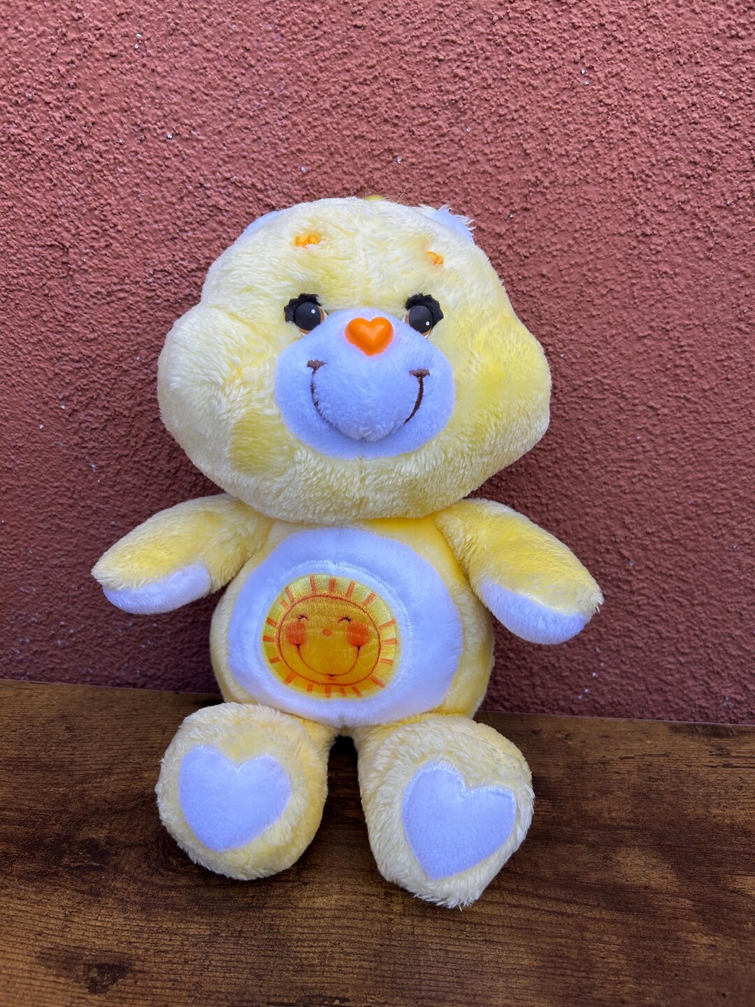 Care Bears Vintage Kenner 1980's "funshine" Bear 12" Plush - Etsy