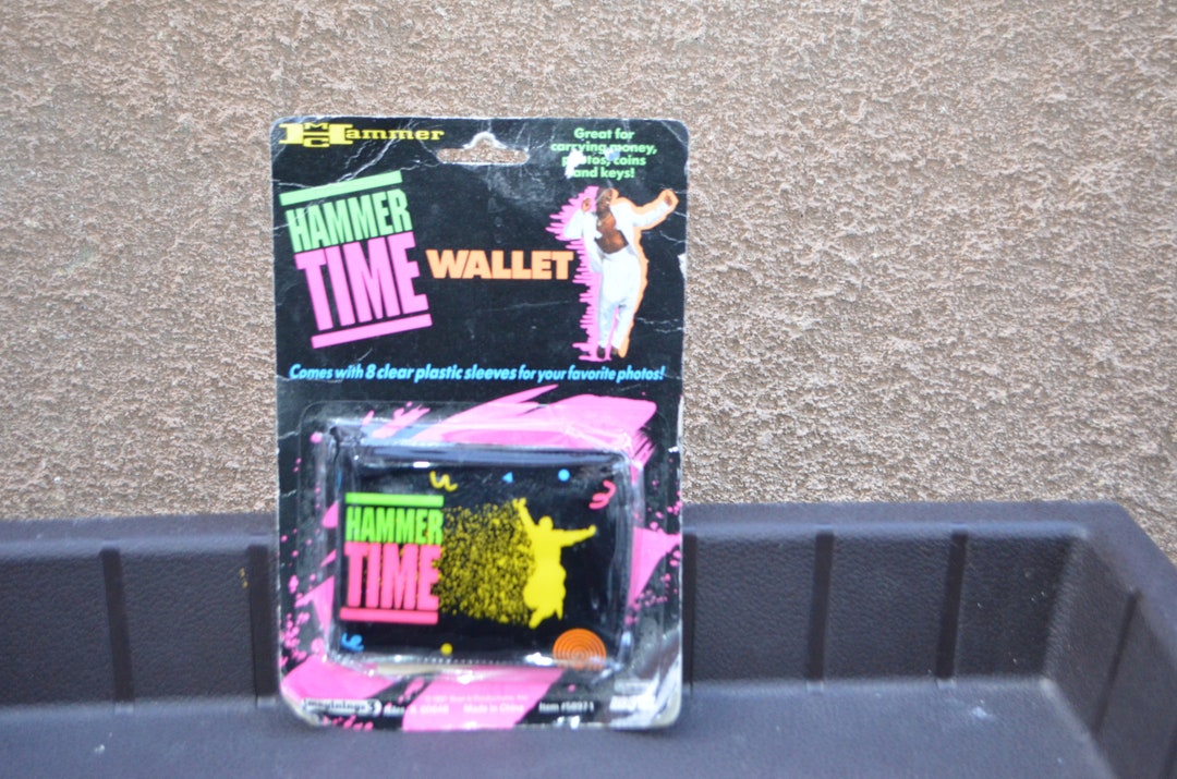 Vintage 1991 "mc Hammer - Hammer Time Wallet From Bust It Productions ...
