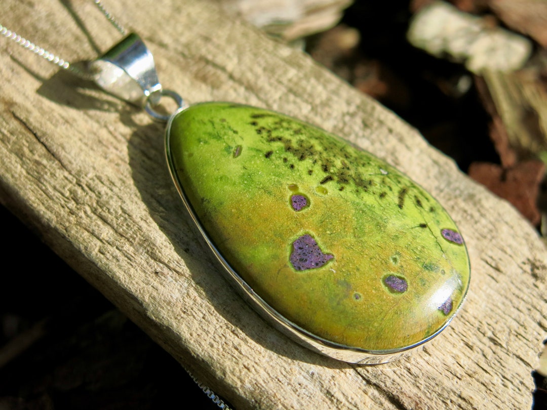 Handmade Atlantisite Pendant: 925 Sterling Silver, Australian Gemstone ...