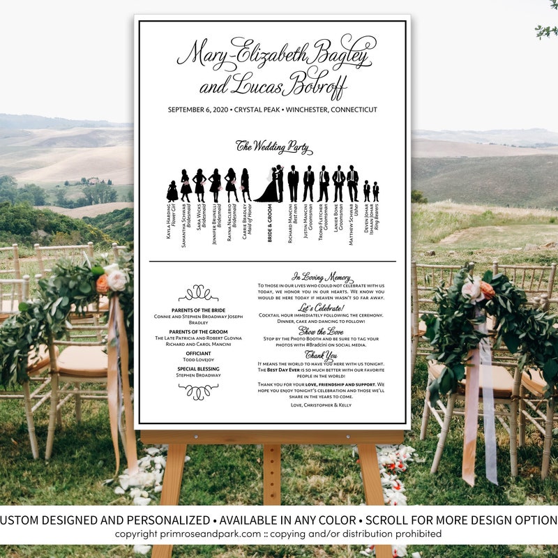 Silhouette Wedding - Etsy