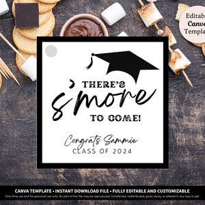 S'more to Come Favor Tags Printable Template Download | S'mores Favor ...