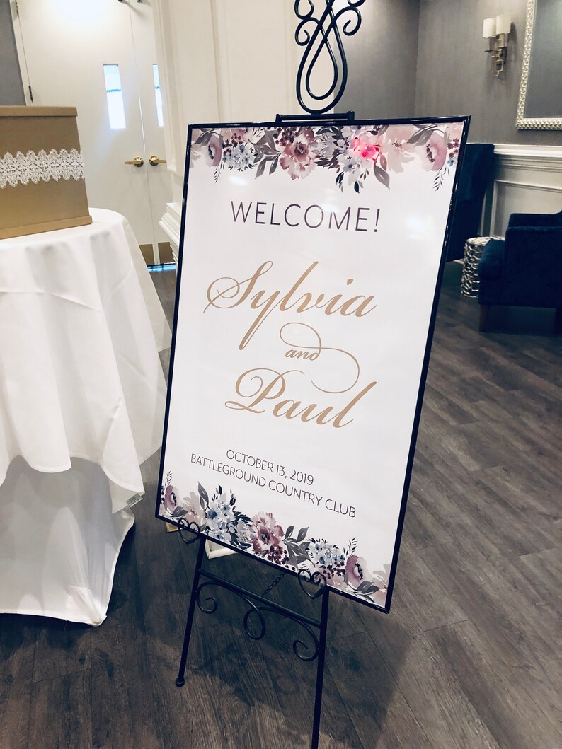 Event Welcome Sign Reception Welcome Sign Printable Custom | Etsy