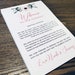 Wedding Welcome Bag Note Wedding Welcome Letters Wedding Welcome Bags ...