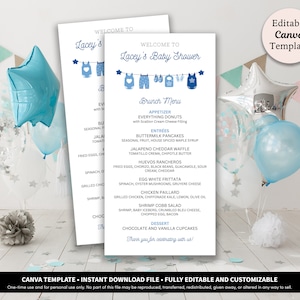 Baby Shower Menu Cards Printable Download Template | Baby Clothesline ...