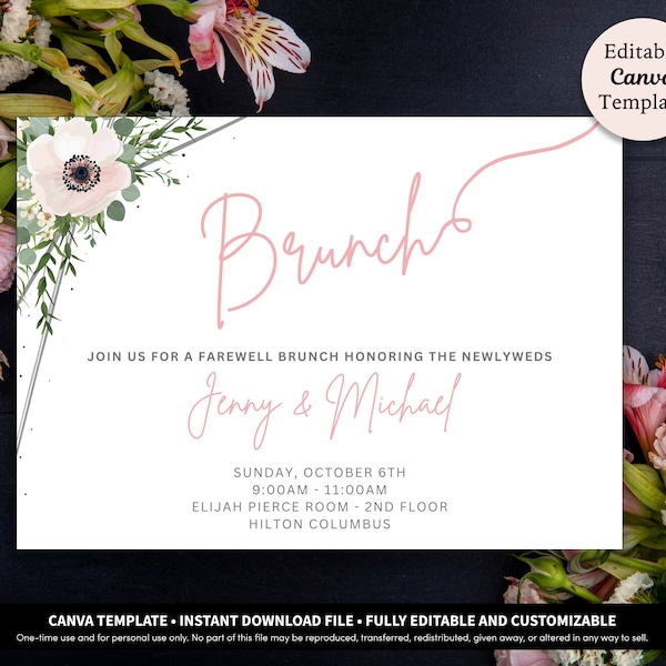 Farewell Breakfast Invitation - Etsy