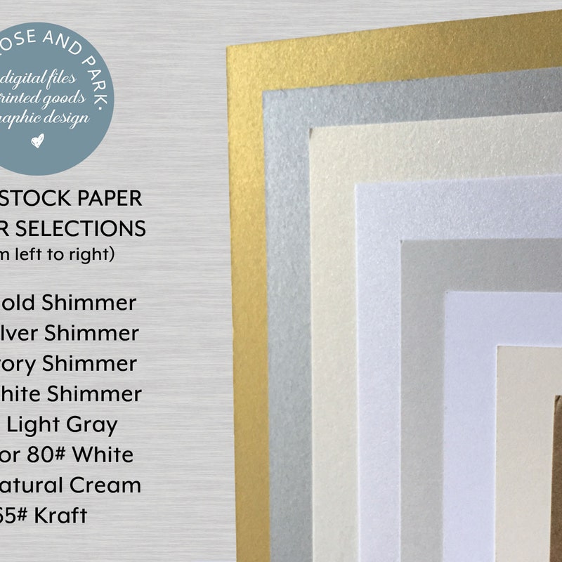 Shimmer Cardstock - Etsy