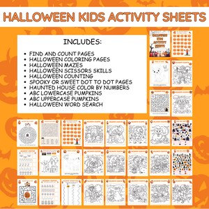 Halloween Activity Kit: Mega Bundle, 30 Pages (digital Download) - Etsy