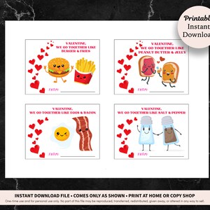Valentine's Day Cards for Classroom • Kawaii Valentine's Day Cards • We ...