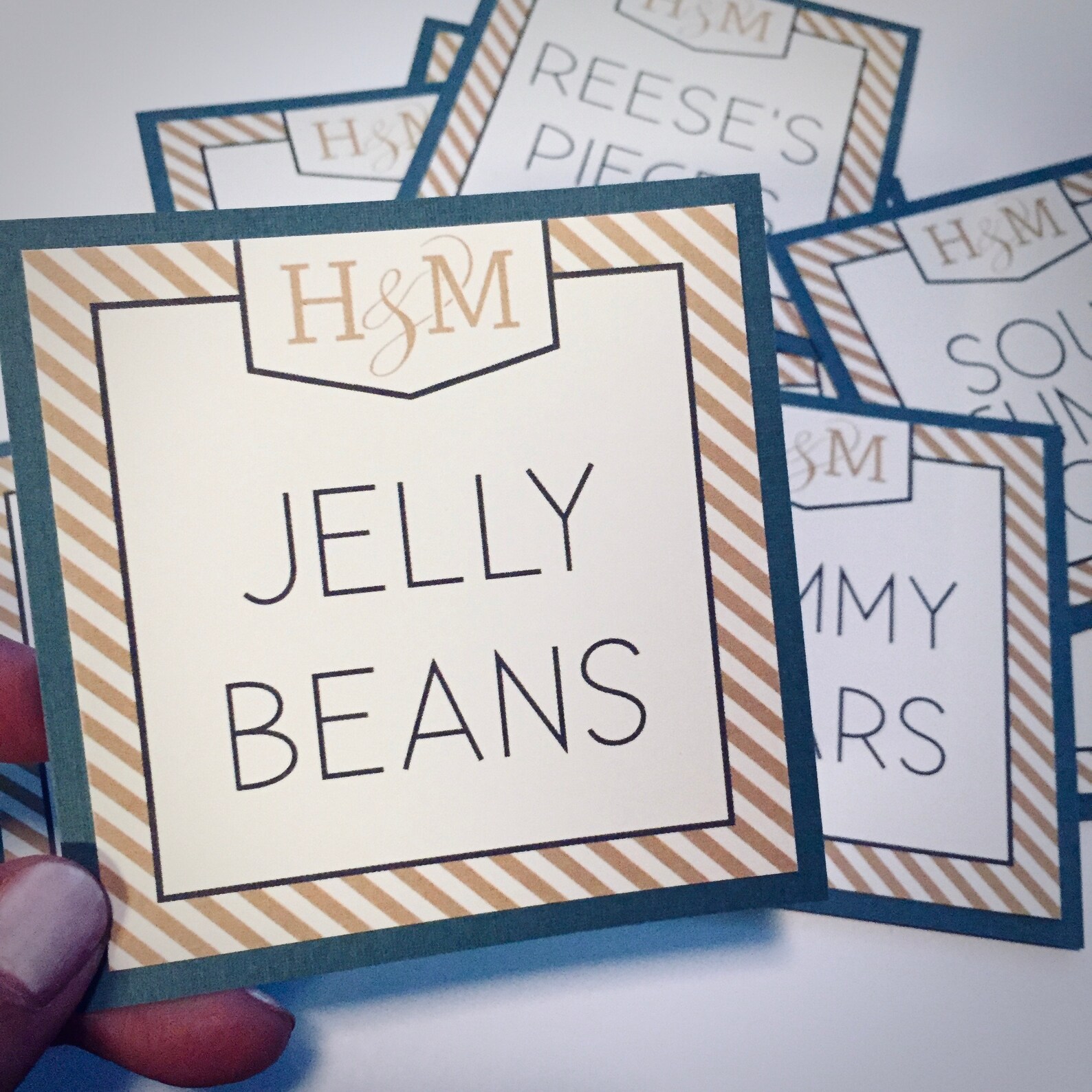 Candy Jar Tags Food Labels food Signs Candy Buffet | Etsy