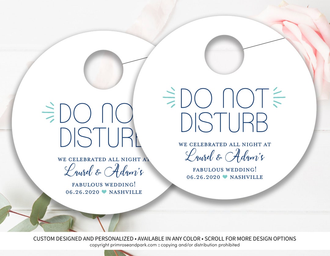 Do Not Disturb Round Door Hanger Do Not Disturb Sign Do - Etsy