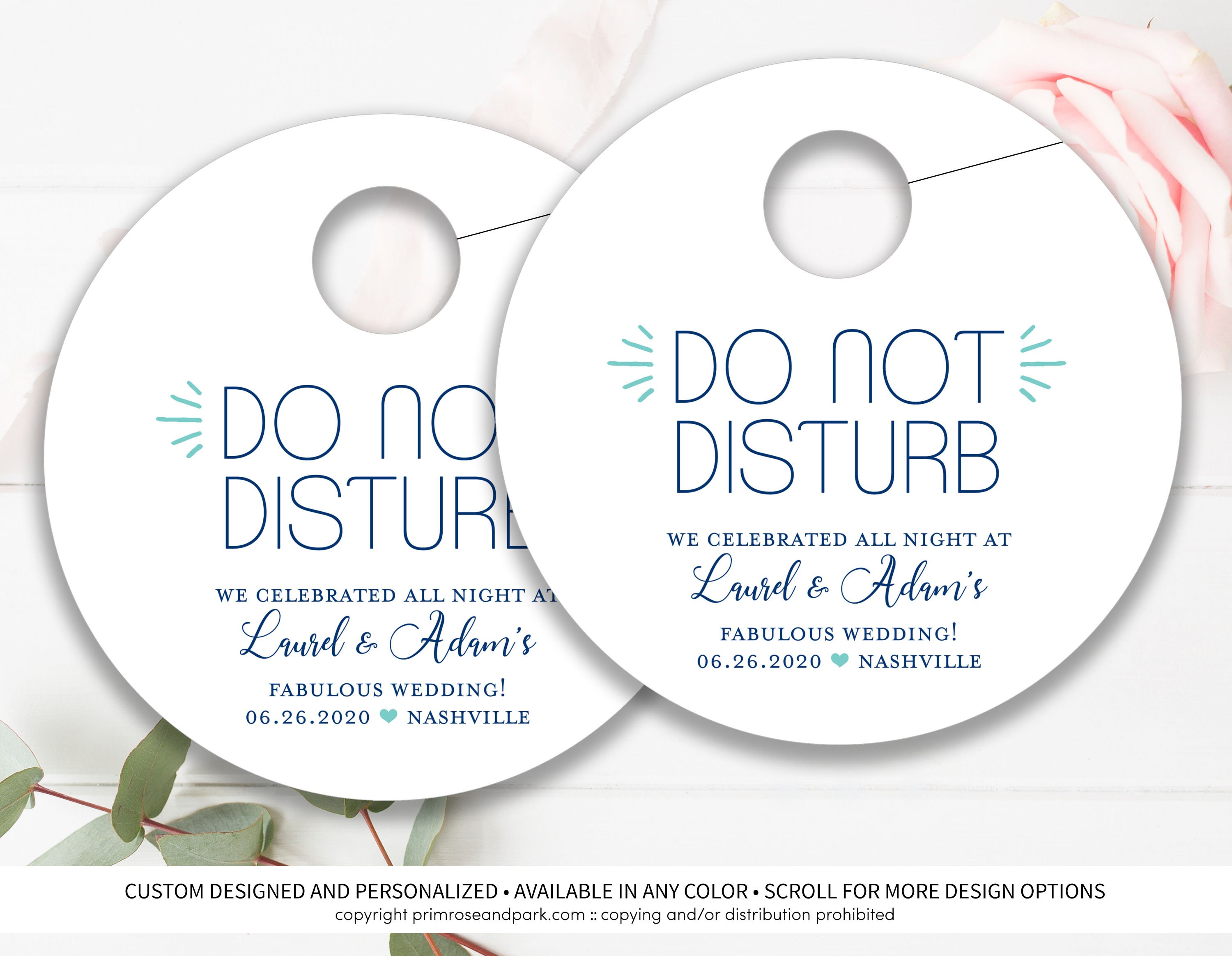 Do Not Disturb Round Door Hanger Do Not Disturb Sign Do | Etsy