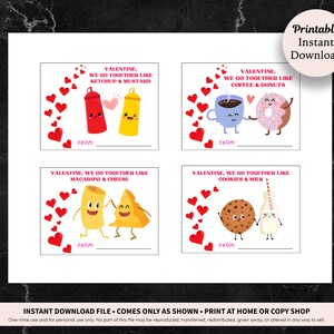 Valentine's Day Cards for Classroom • Kawaii Valentine's Day Cards • We ...