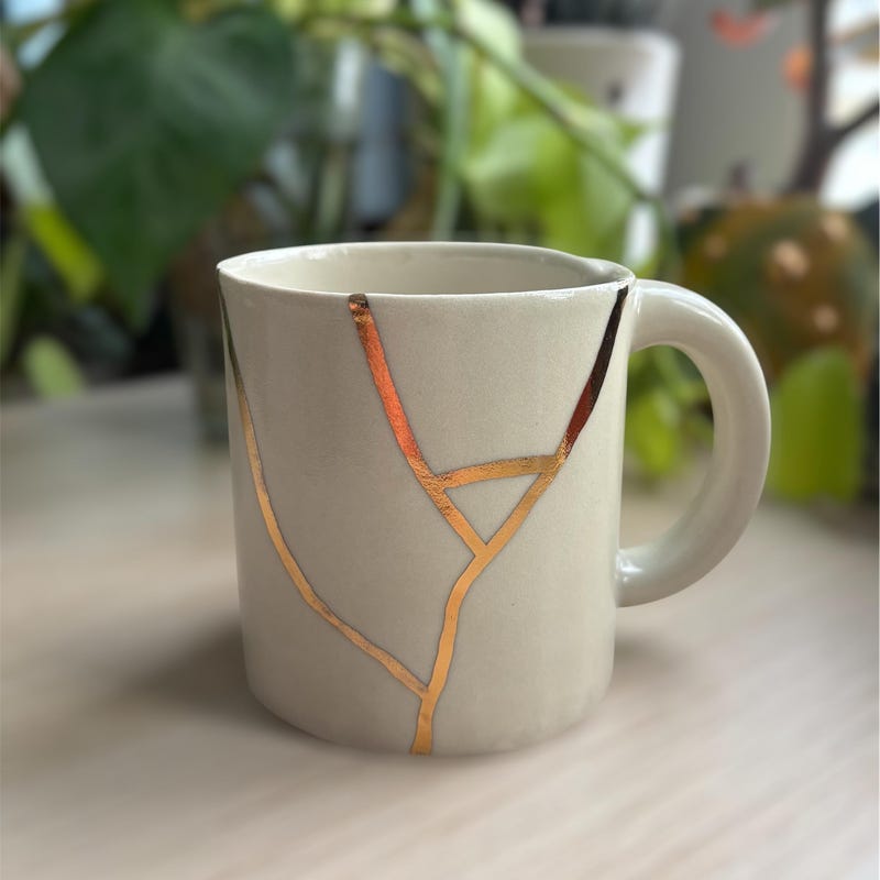 Kintsugi Cup - Etsy