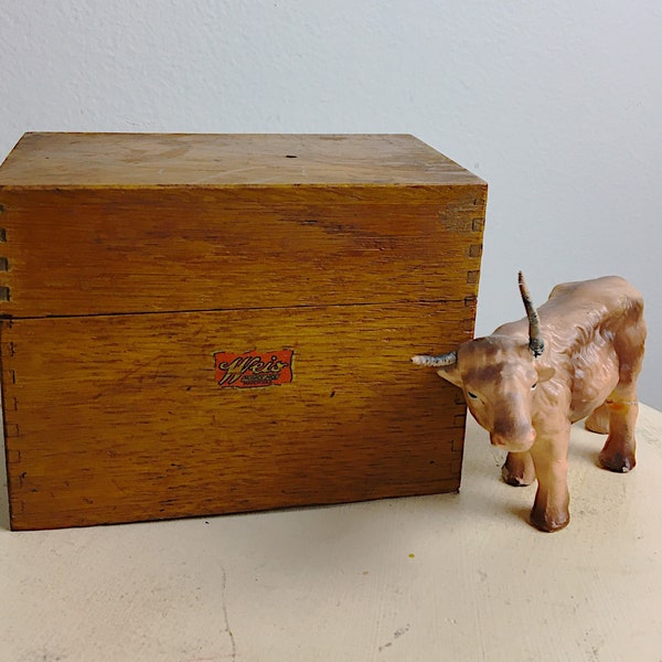 Vintage Recipe Box - Etsy