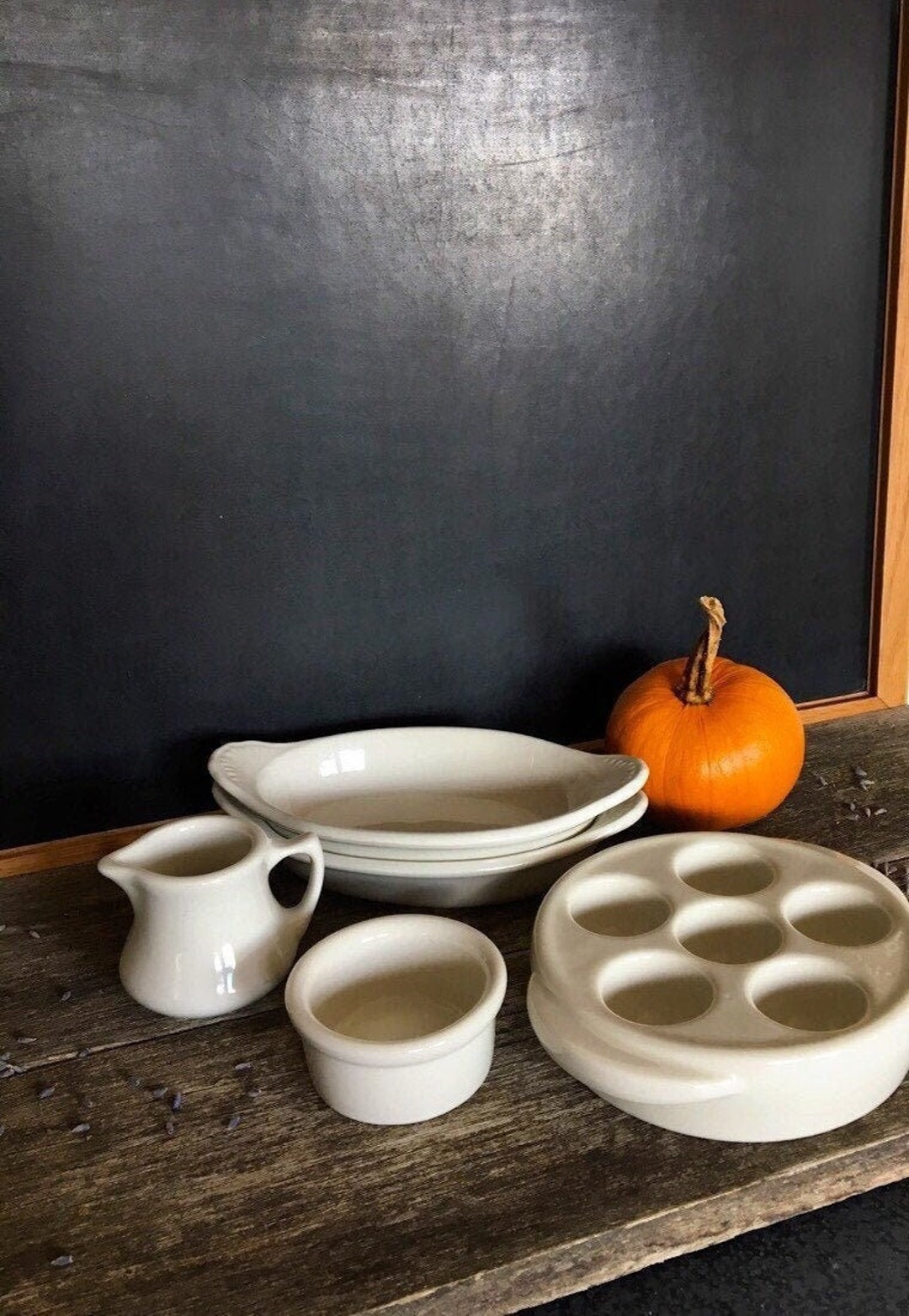 Vintage White Ironstone Serving Dishes Modern Farmhouse Hall - Etsy