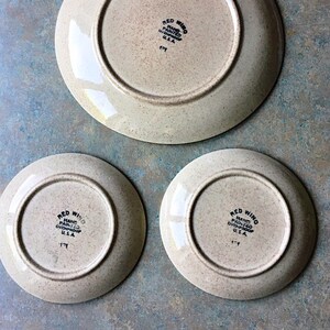 Vintage Red Wing Futura Dinnerware, Tampico Pattern, Mid Century Hand ...