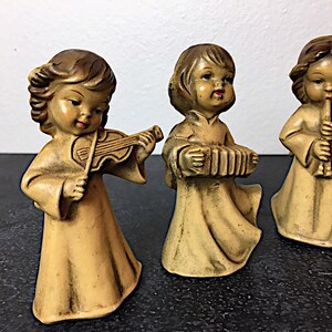 Vintage Florentine Style Angels, Musical Christmas Angels, Made in ...