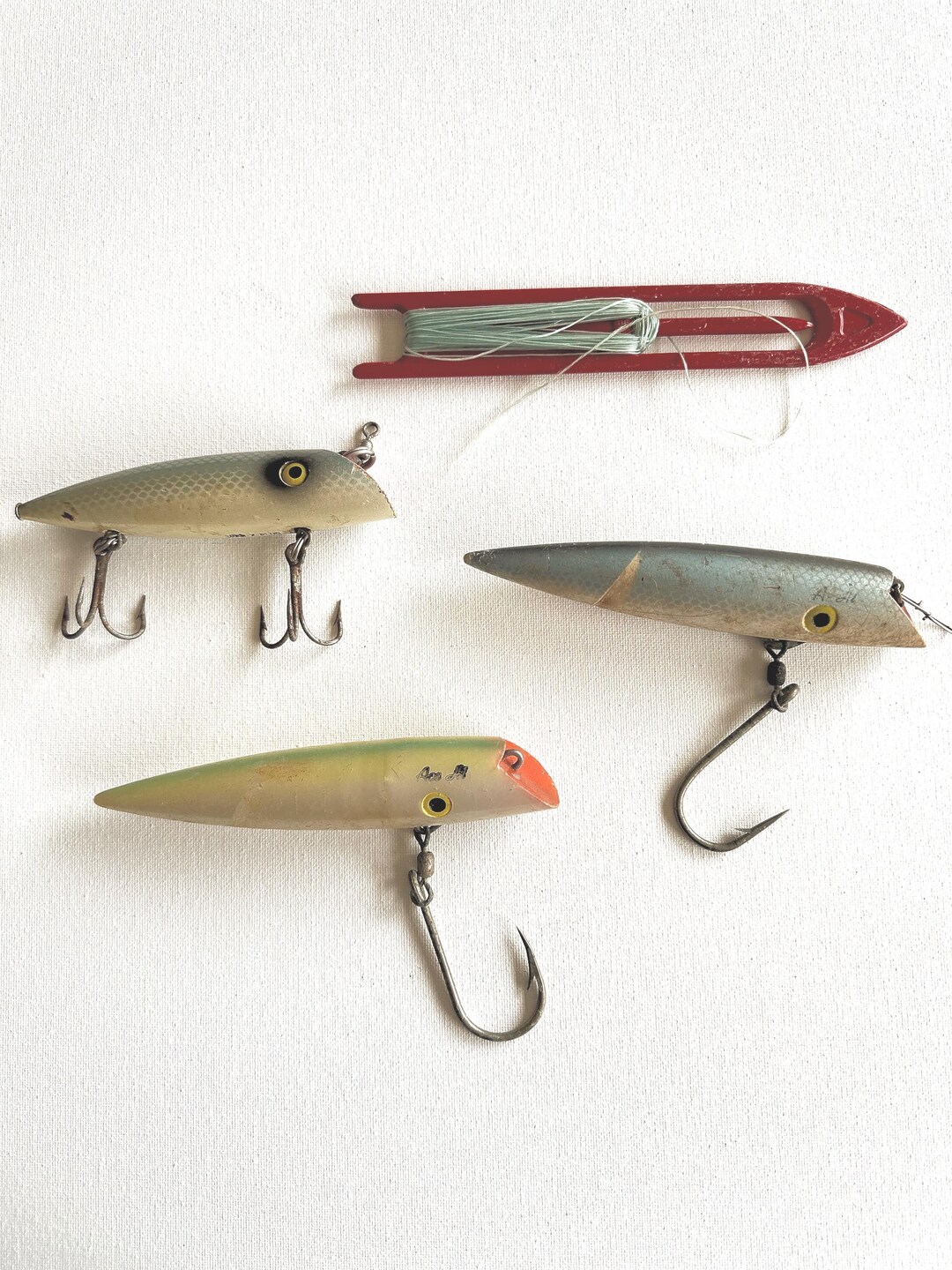Vintage Salmon Fishing Lures, Salmon Plugs, Sparxplug, Ace-hi 6-inch ...