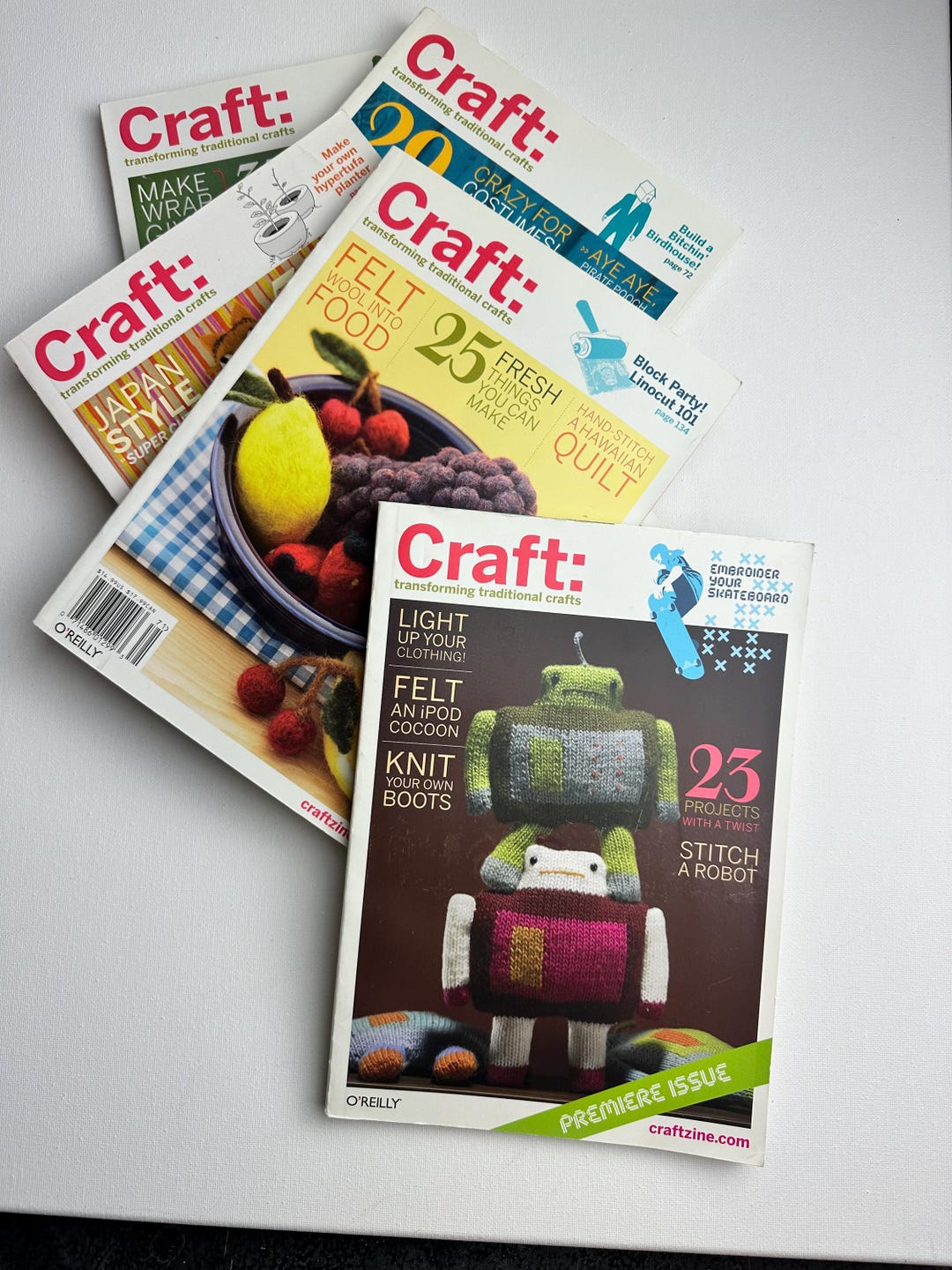 Vintage Craftzine Magazine, 1st Through 5th Edition, Rare 2006 Craft ...