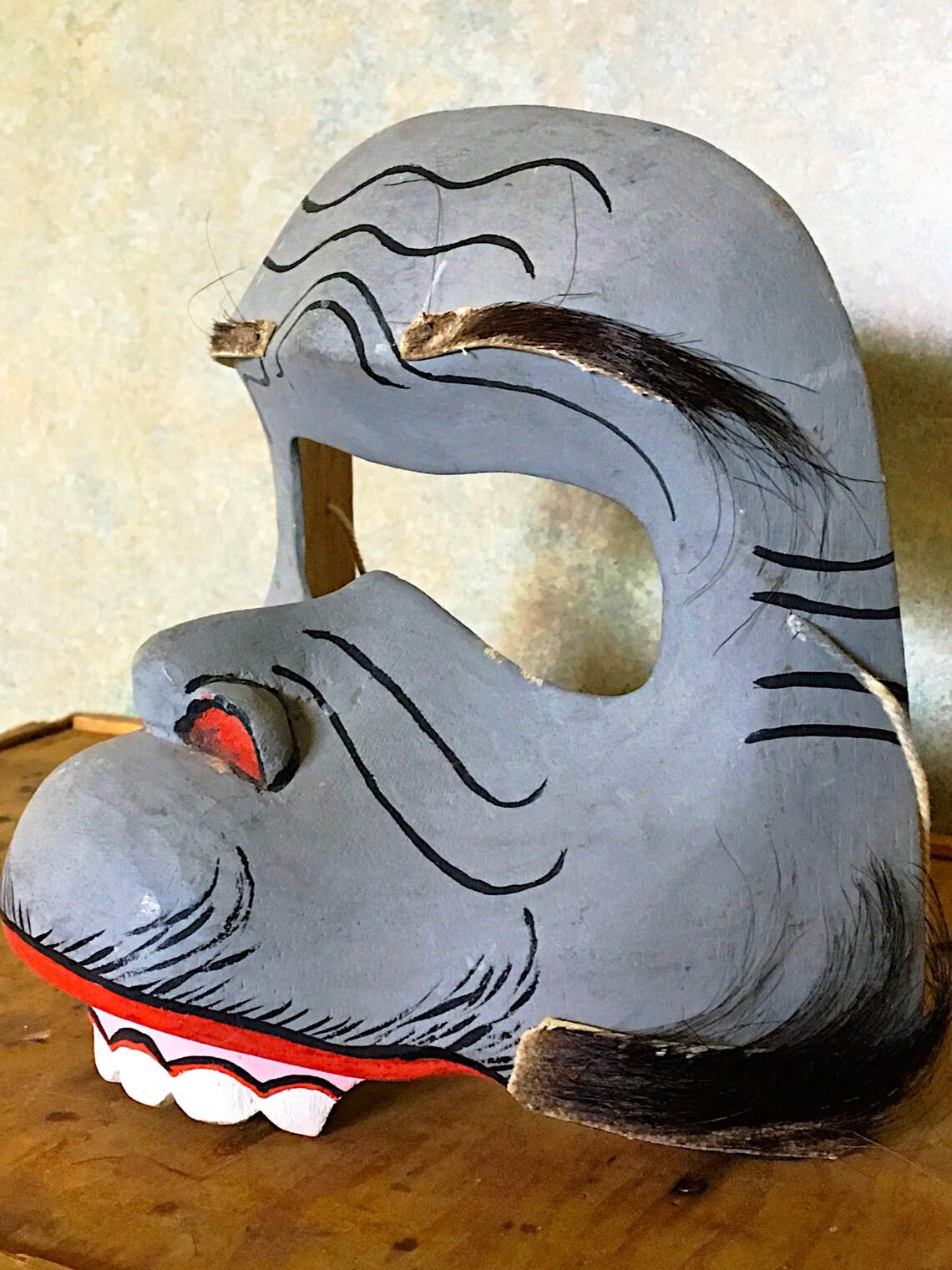 Vintage Balinese Theater Monkey Mask, Topeng Dance Mask, Folk Art ...