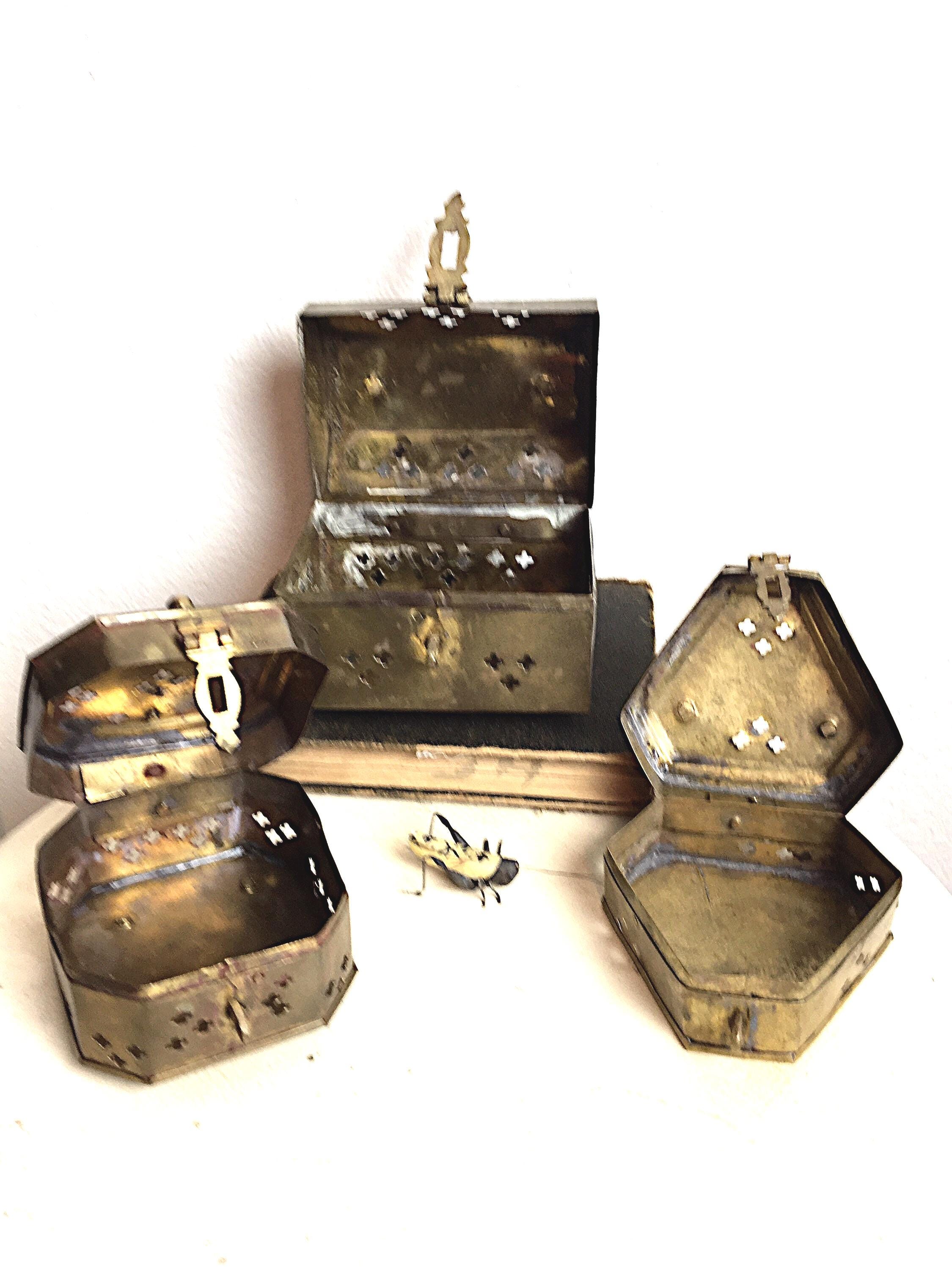 Vintage Brass Cricket Box Collection, Midcentury Decor - Etsy