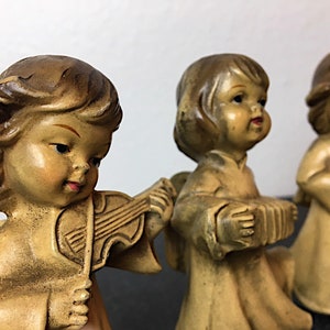Vintage Florentine Style Angels, Musical Christmas Angels, Made in ...