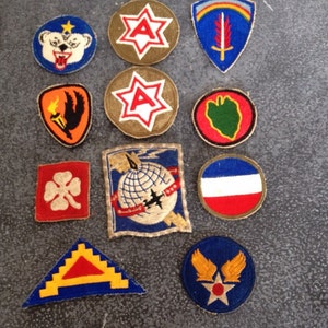 Vintage Embroidered Military Patch US Army Patch WWII - Etsy