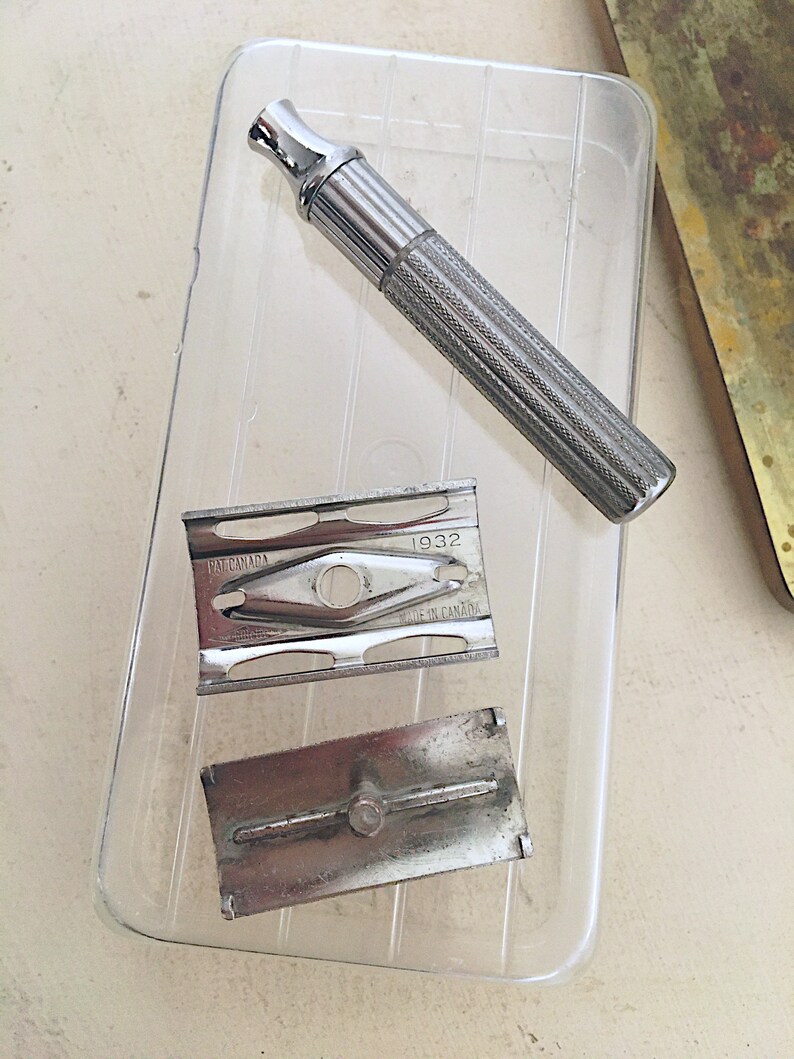 Vintage Gillette Tech Razor 1932 Pat Made in Canada Three - Etsy