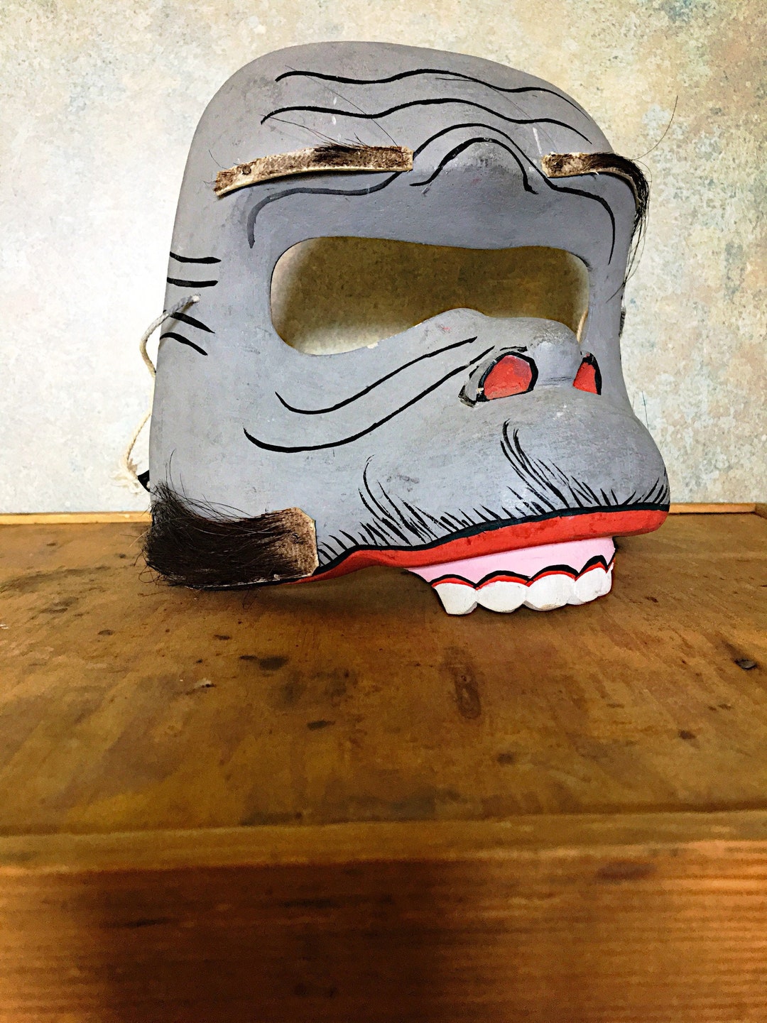 Vintage Balinese Theater Monkey Mask, Topeng Dance Mask, Folk Art ...