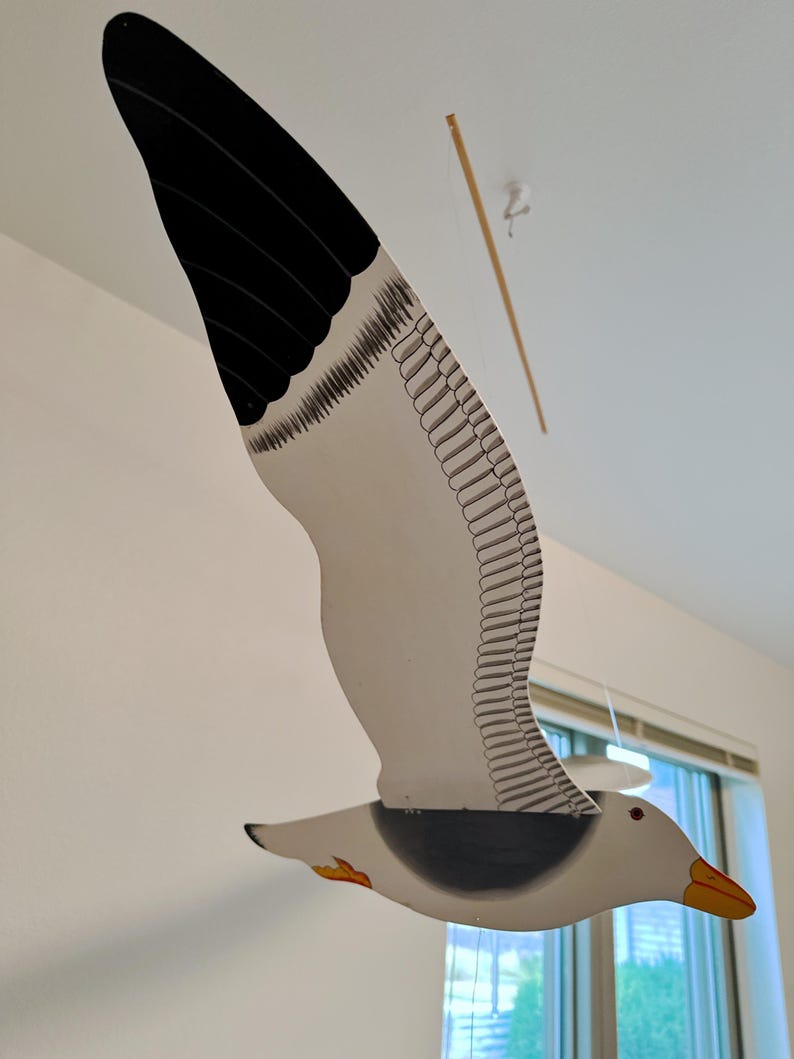 Vintage Seagull Mobile, Summer Cabin Decor, Nursery, Coastal Home - Etsy