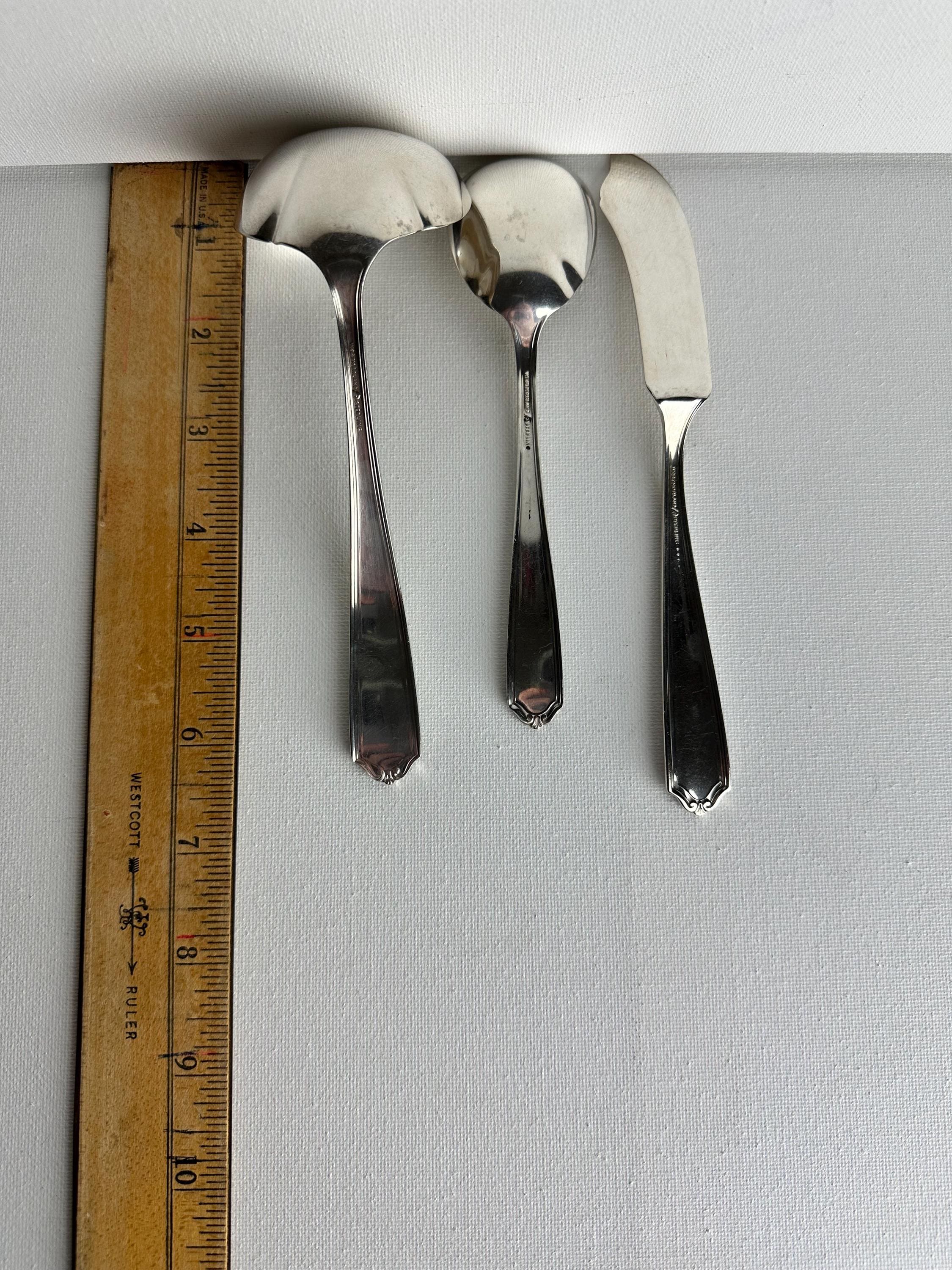 Vintage Lady Hilton Sterling Silver Serving Set, Gravy Ladle, Butter ...